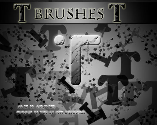 'T' Brush Pack by TheInv4sion on DeviantArt