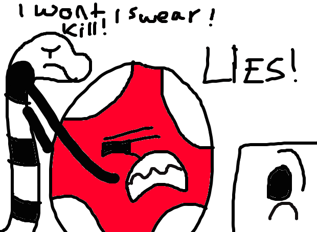 Choking the snake to death by ImTheFemaleYoshi on DeviantArt