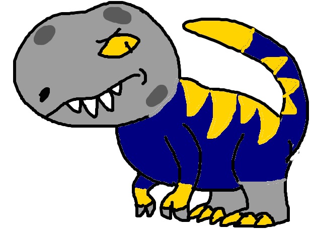 Moon tyrannosaurus by ImTheFemaleYoshi on DeviantArt