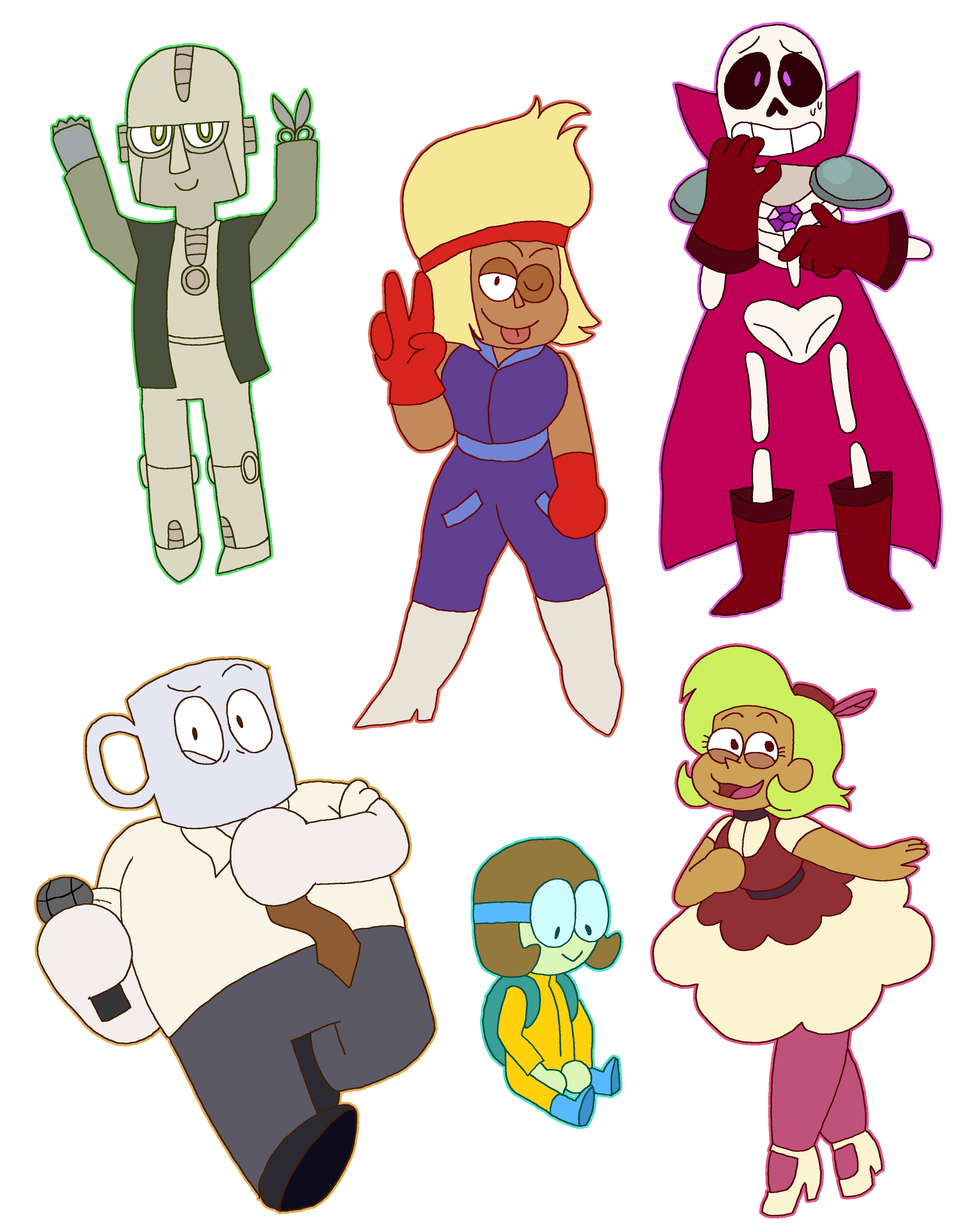 OK KO Secondary Characters by carlyquinn on DeviantArt