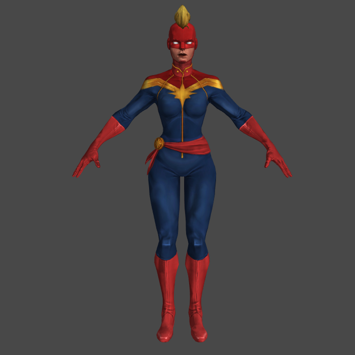 Captain Marvel (Classic) by Wilson-Neto-Oficial on DeviantArt