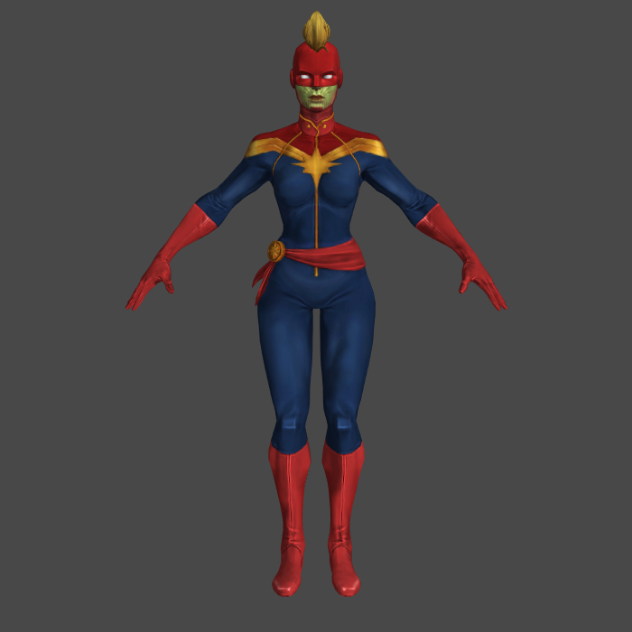 Captain Marvel Classic (Skrull) by Wilson-Neto-Oficial on DeviantArt