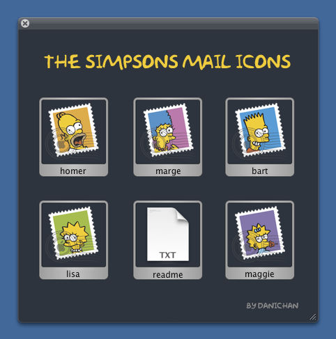 The Simpsons Mail Icons by 148 on DeviantArt