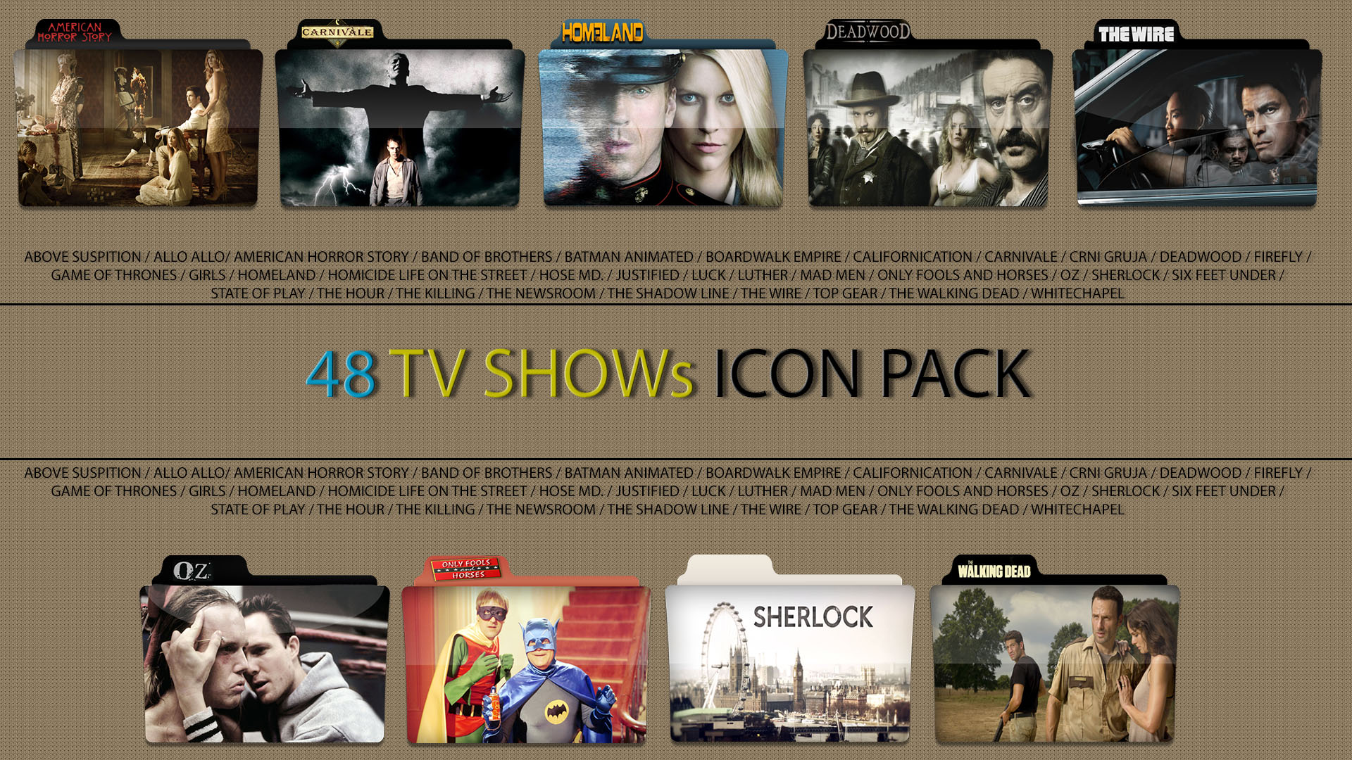 48 tv show icons by ivanvess on DeviantArt