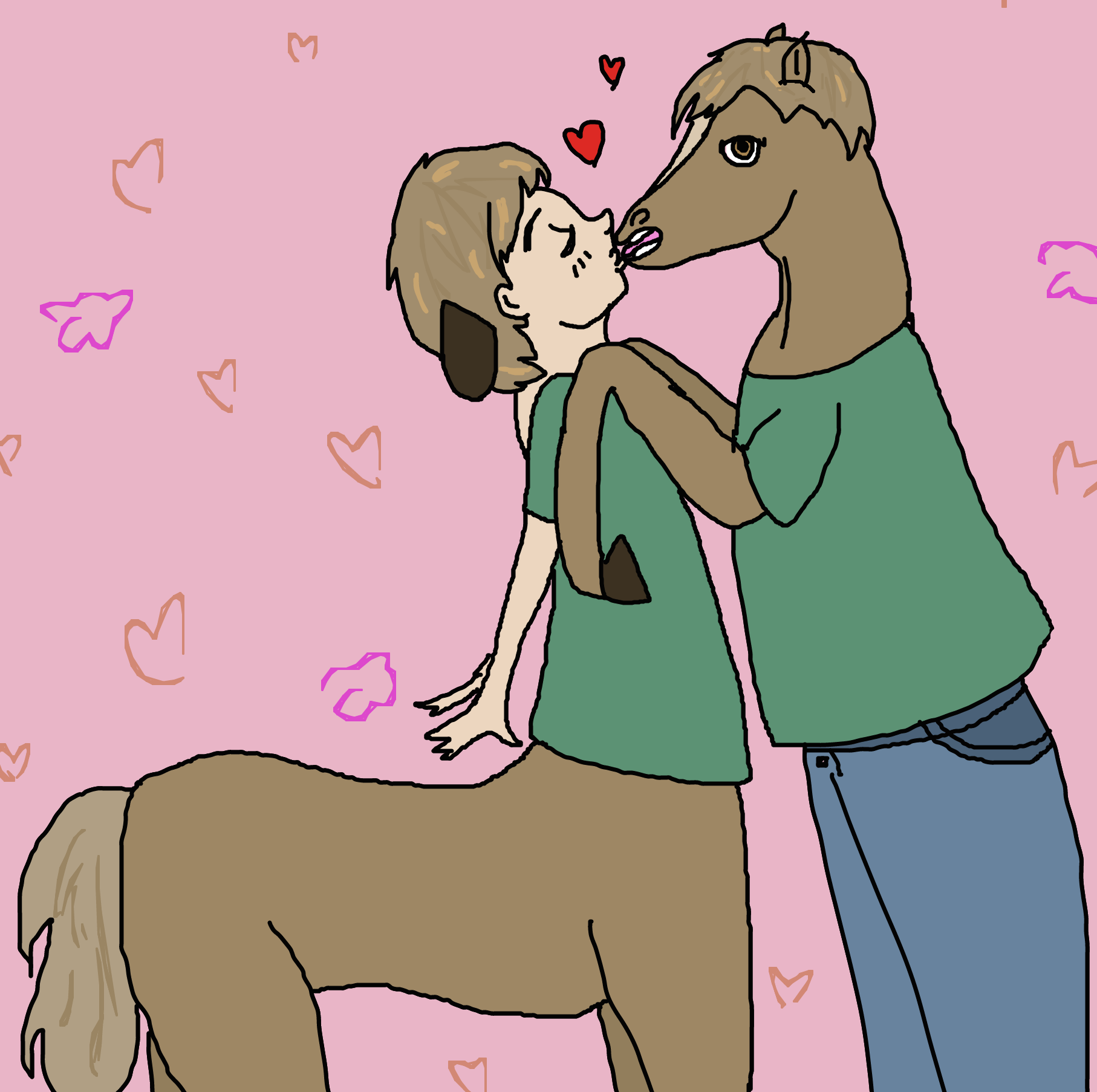 centaur syd x reverse centuar syd by julia-mf23 on DeviantArt