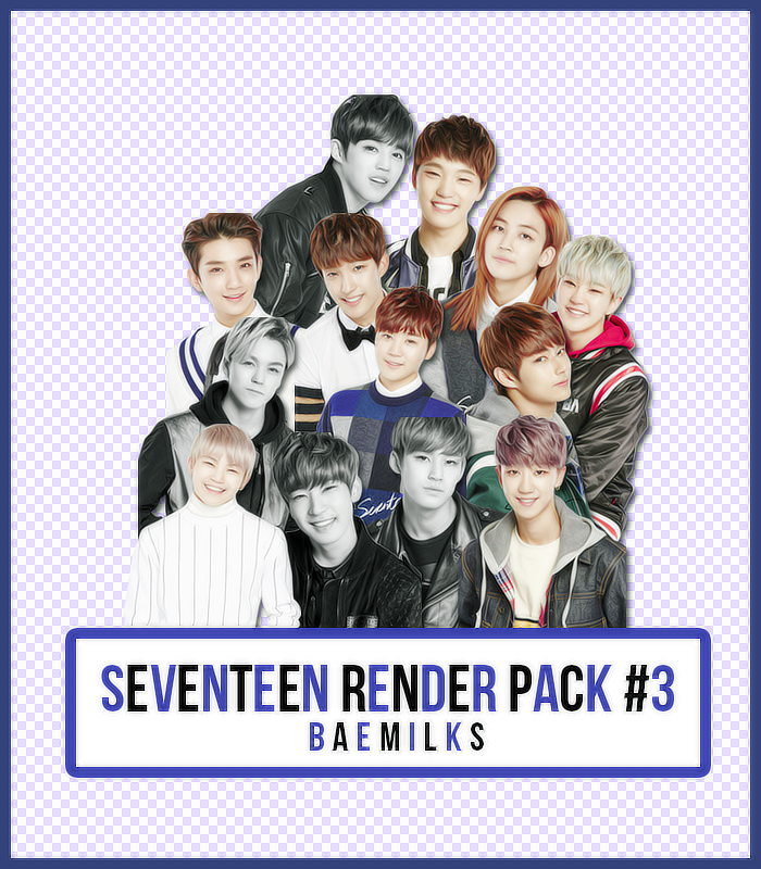 SEVENTEEN Render Pack #3 by baemilks on DeviantArt