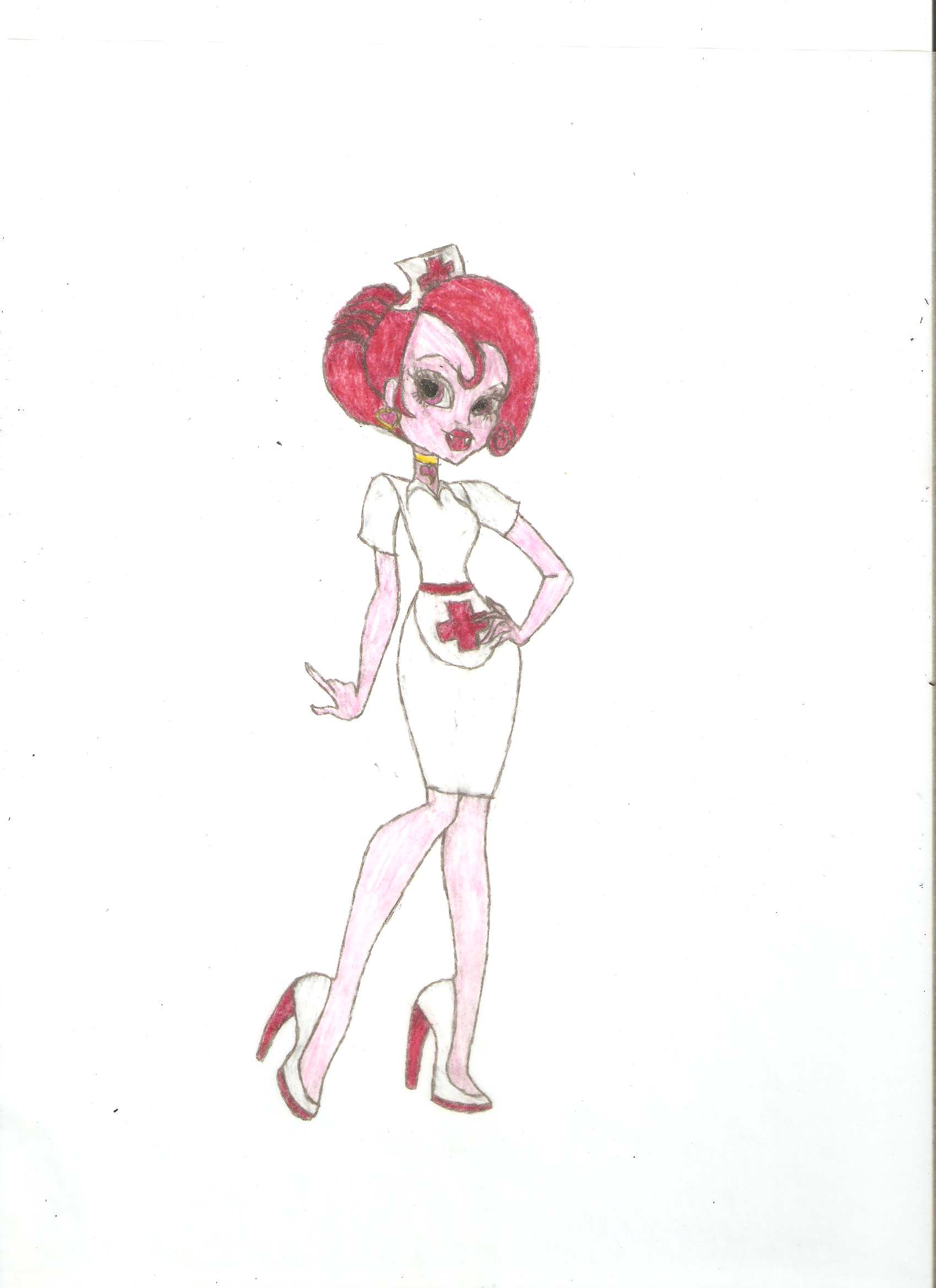 Monster High Oc: Nurse Ruby Heartstone by KOlover12 on DeviantArt