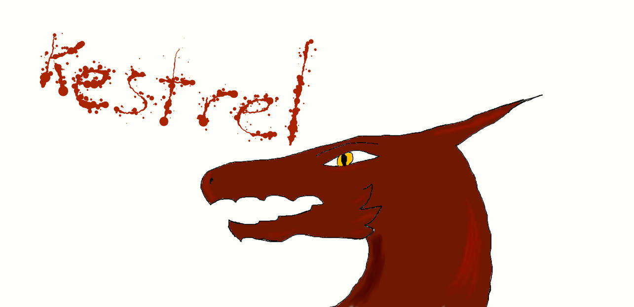 Kestrel from Wings of Fire by FlamingWolfie on DeviantArt