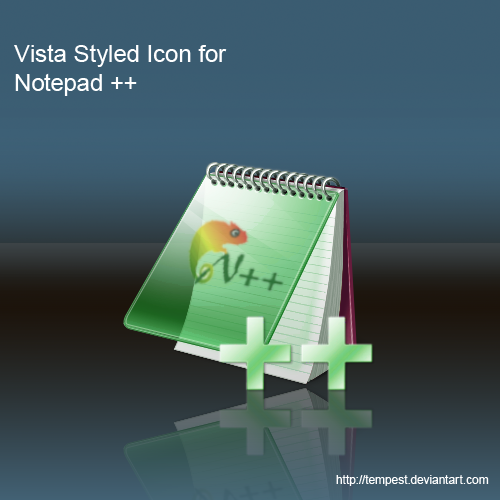 Vista Style Icon for Notepad++ by ChadJackson on DeviantArt