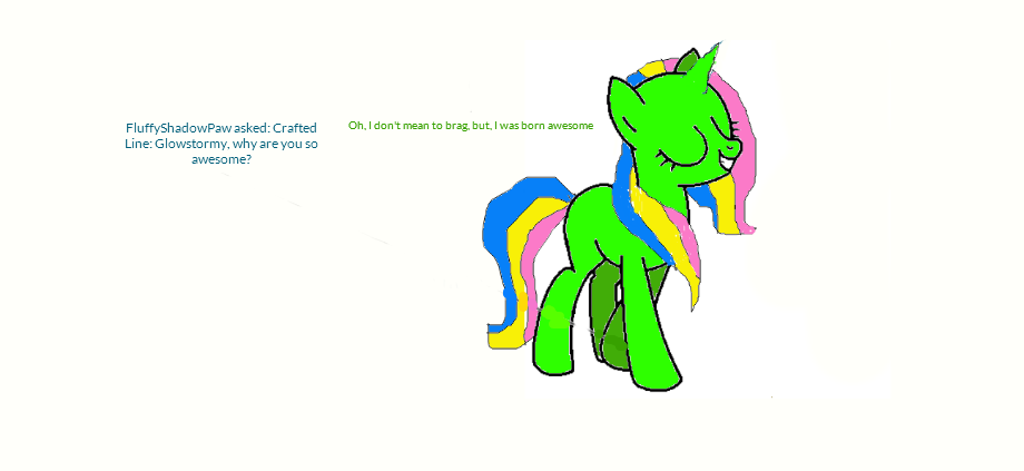 Mlp ask # 2 by glowstormy on DeviantArt