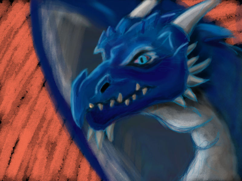 Blue Dragon by ChellTheBroom on DeviantArt