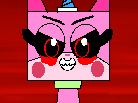 Unikitty.EXE Facing User by BrianisStillHere on DeviantArt