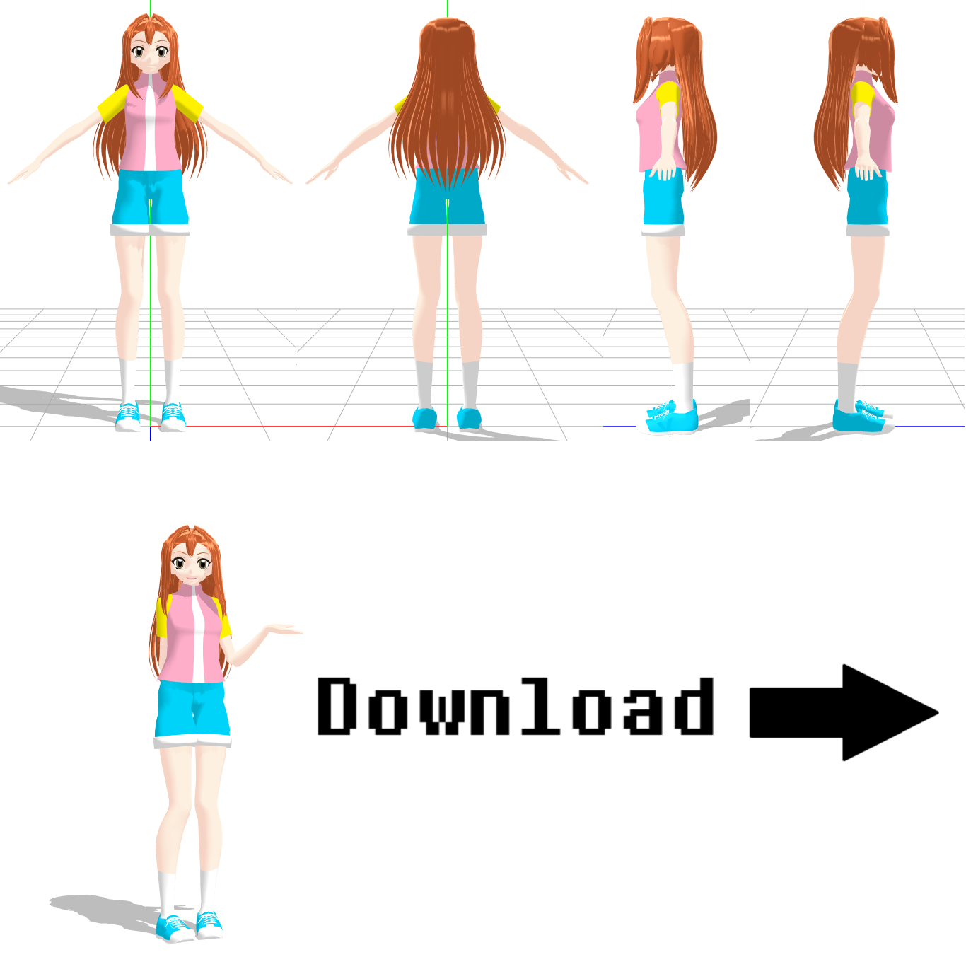 MMD Yu-Gi-Oh Shizuka AKA Serenity Download by LovebugOne-O-One on ...