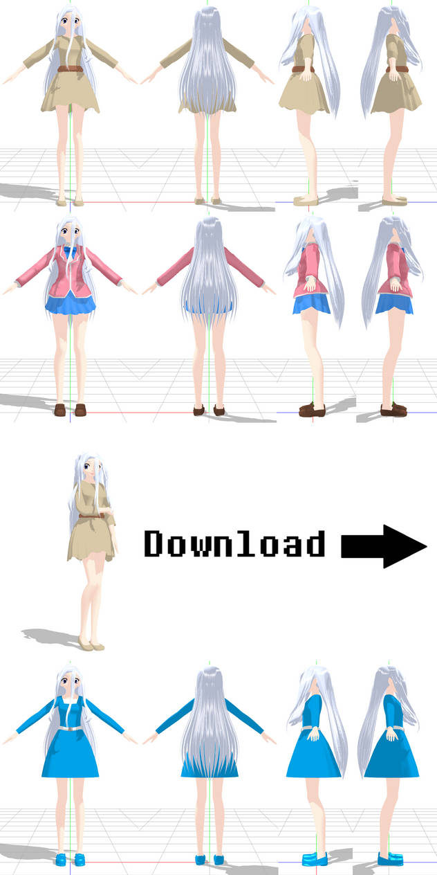 MMD Yu-Gi-Oh Kisara Download by LovebugOne-O-One on DeviantArt