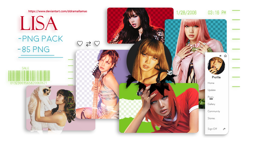 Lisa 'Alter Ego' Album - Png Pack #92 by ddramallamas on DeviantArt