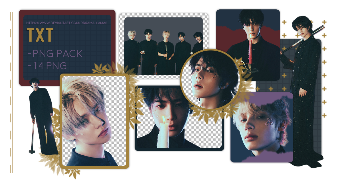 TXT 'Starkissed' - Png Pack #252 by ddramallamas on DeviantArt