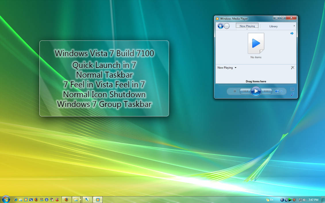 Windows Vista 7 Normal Taskbar by mufflerexoz on DeviantArt