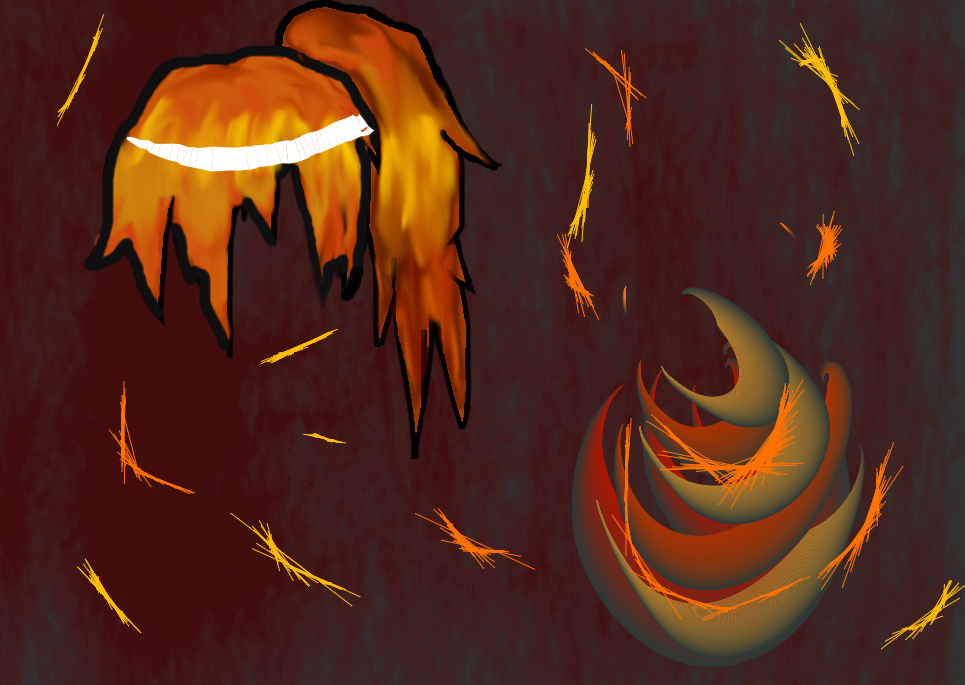 Flame Hair by drskittlez on DeviantArt