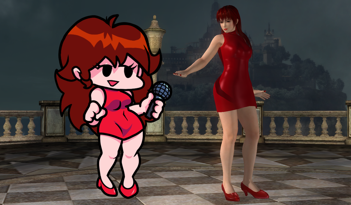 Dl Doa6 Fnf Girlfriend Cosplay Kasumi By Perfectdark023 On Deviantart