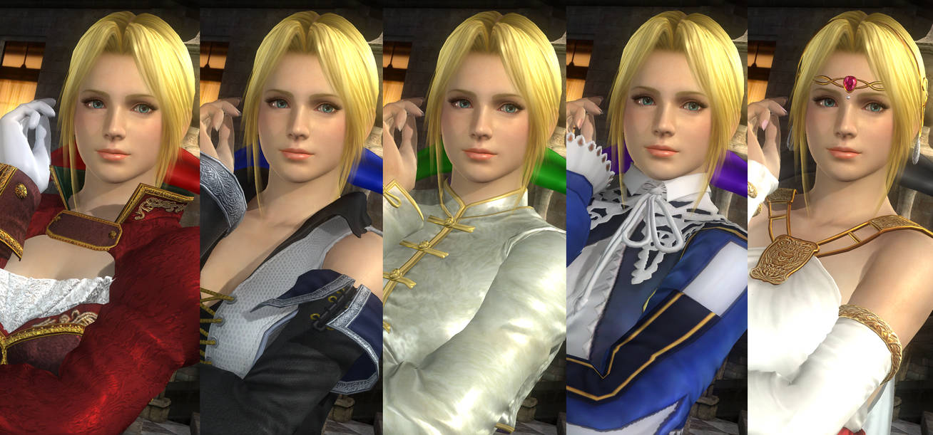 Helena Douglas Hair Bow Colors Mod in DOA5LR by KyleKatarn1980 on ...