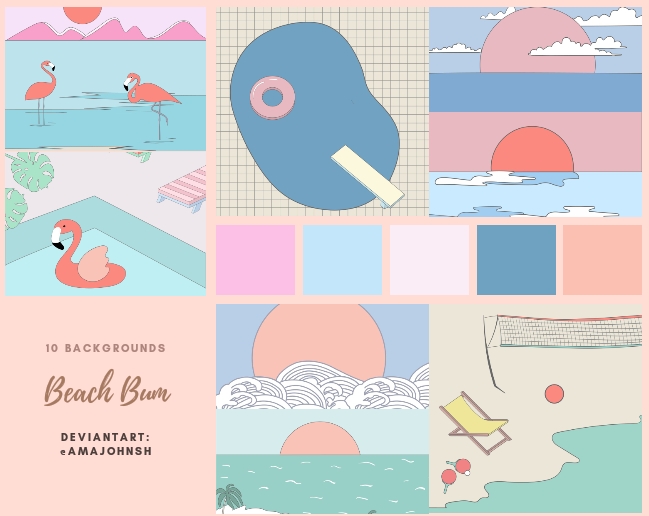 #01 Backgrounds: Beach Bum by amajohnsh on DeviantArt