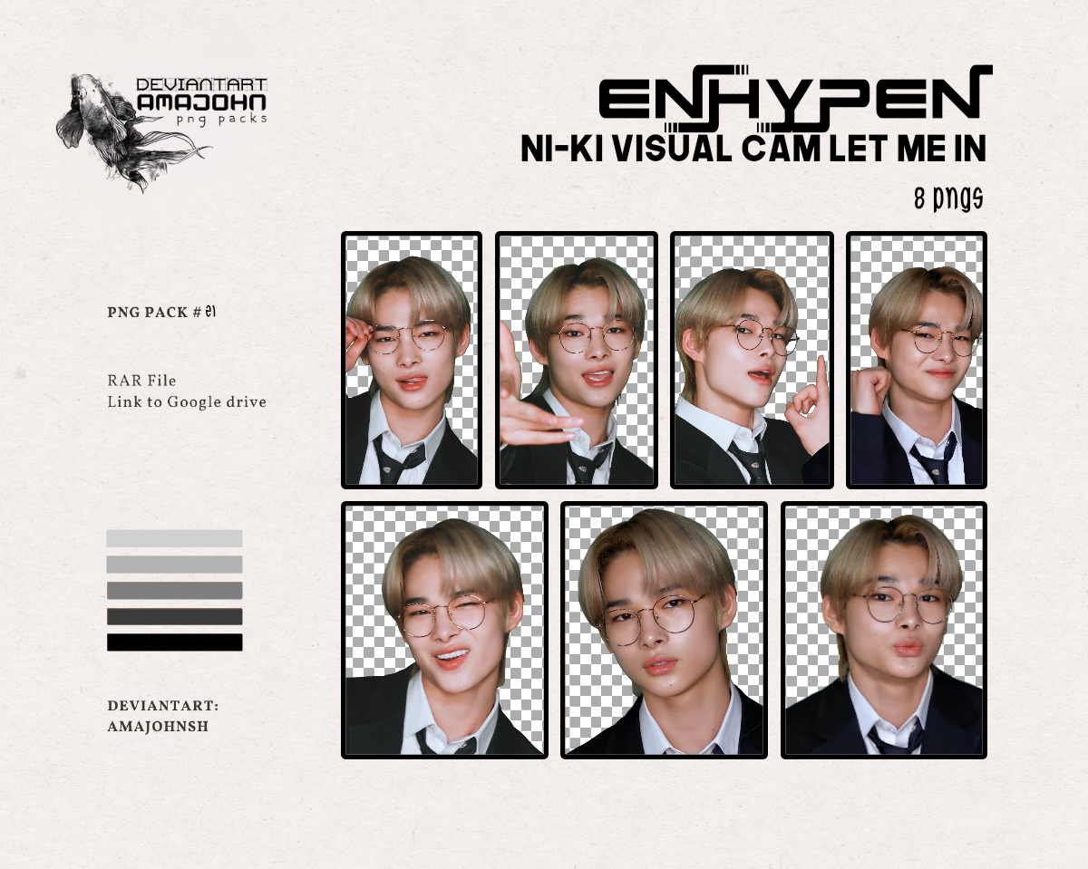 [PNG PACK] ENHYPEN Ni-Ki Visual Cam Let Me In by amajohnsh on DeviantArt