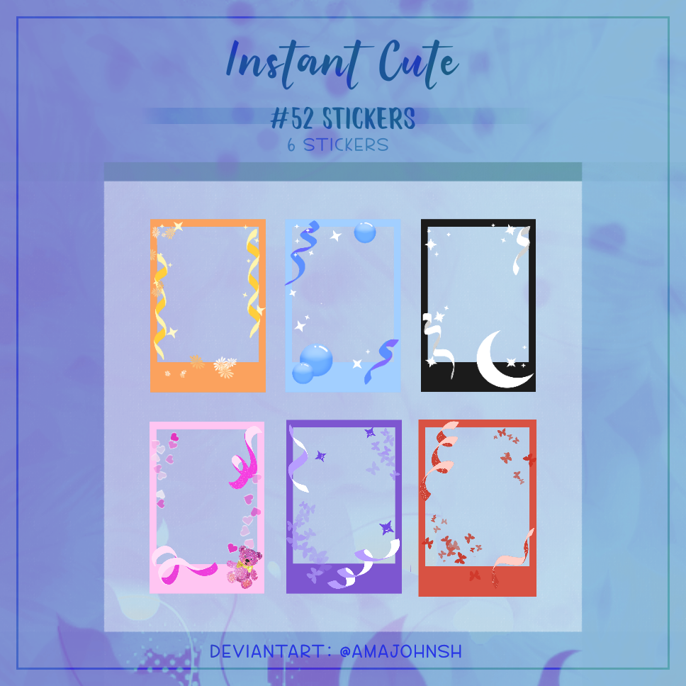#52 Stickers: Instant Cute by amajohnsh on DeviantArt