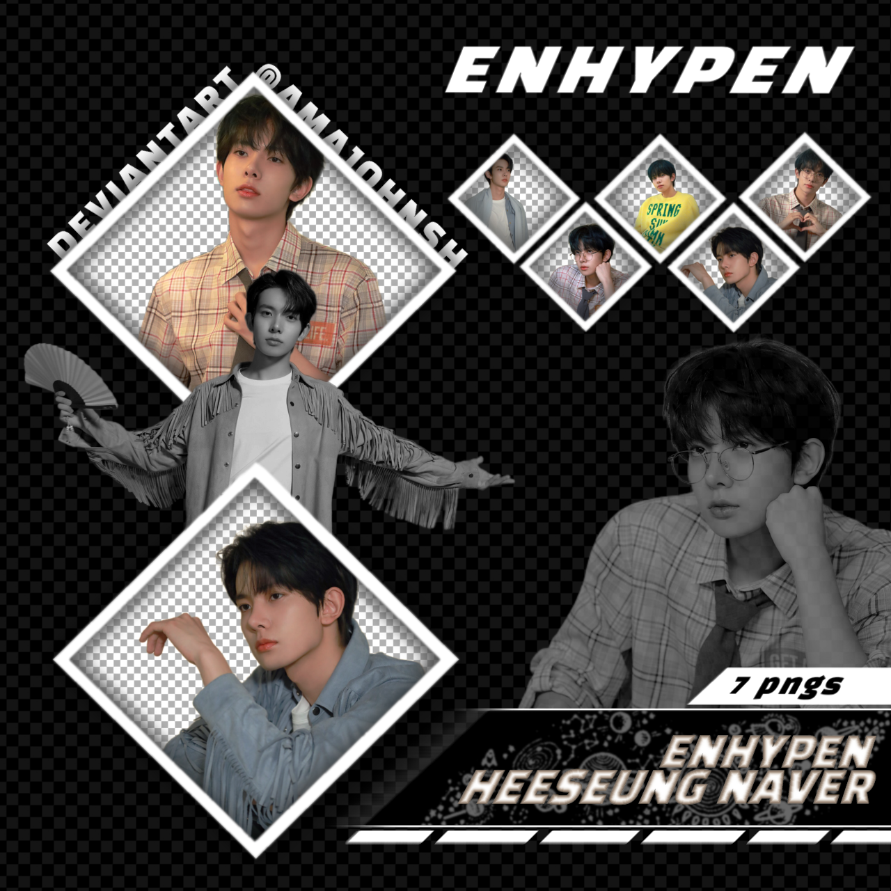 ENHYPEN HEESEUNG NAVER PNG PACK by amajohnsh on DeviantArt