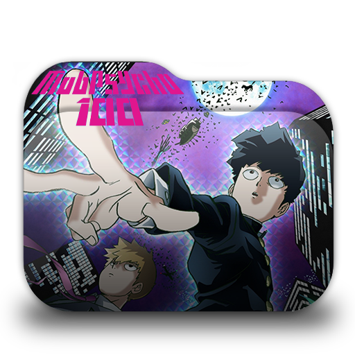 Mob Psycho 100 Mini folder icon by hirus7770 on DeviantArt