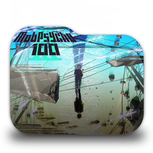 Mob Psycho 100 III folder icon by hirus7770 on DeviantArt