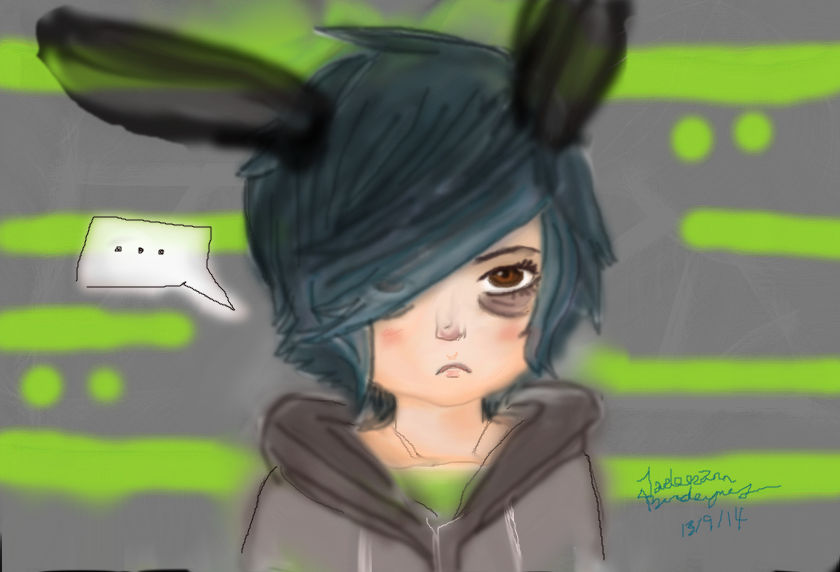 The Tired and Grumpy Bunny by Morbid-T3mptation on DeviantArt
