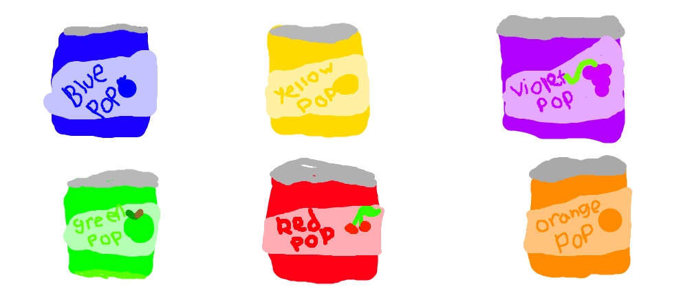 fruit inflation sodas by Artygrl on DeviantArt