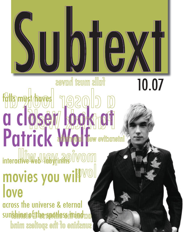 subtext magazine by d4nnii on DeviantArt