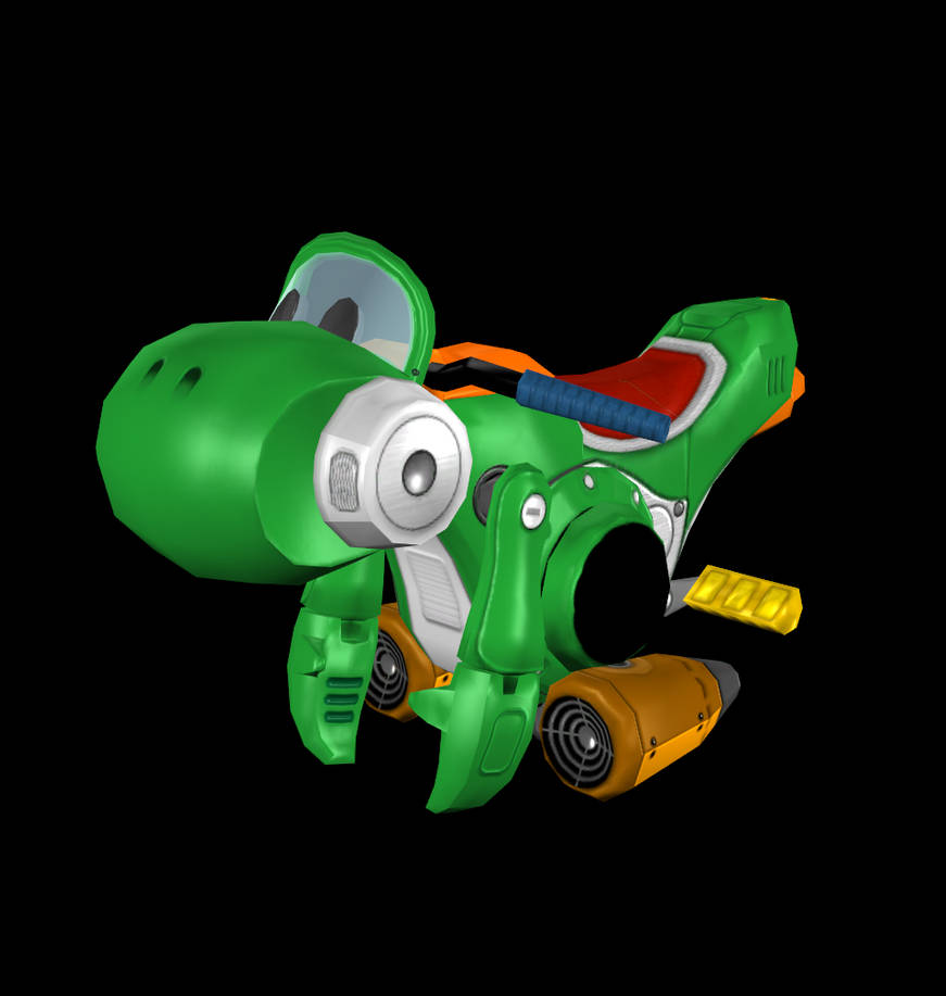 Yoshi Bike - Mario Kart 8 - XPS by nintendogamer199 on DeviantArt