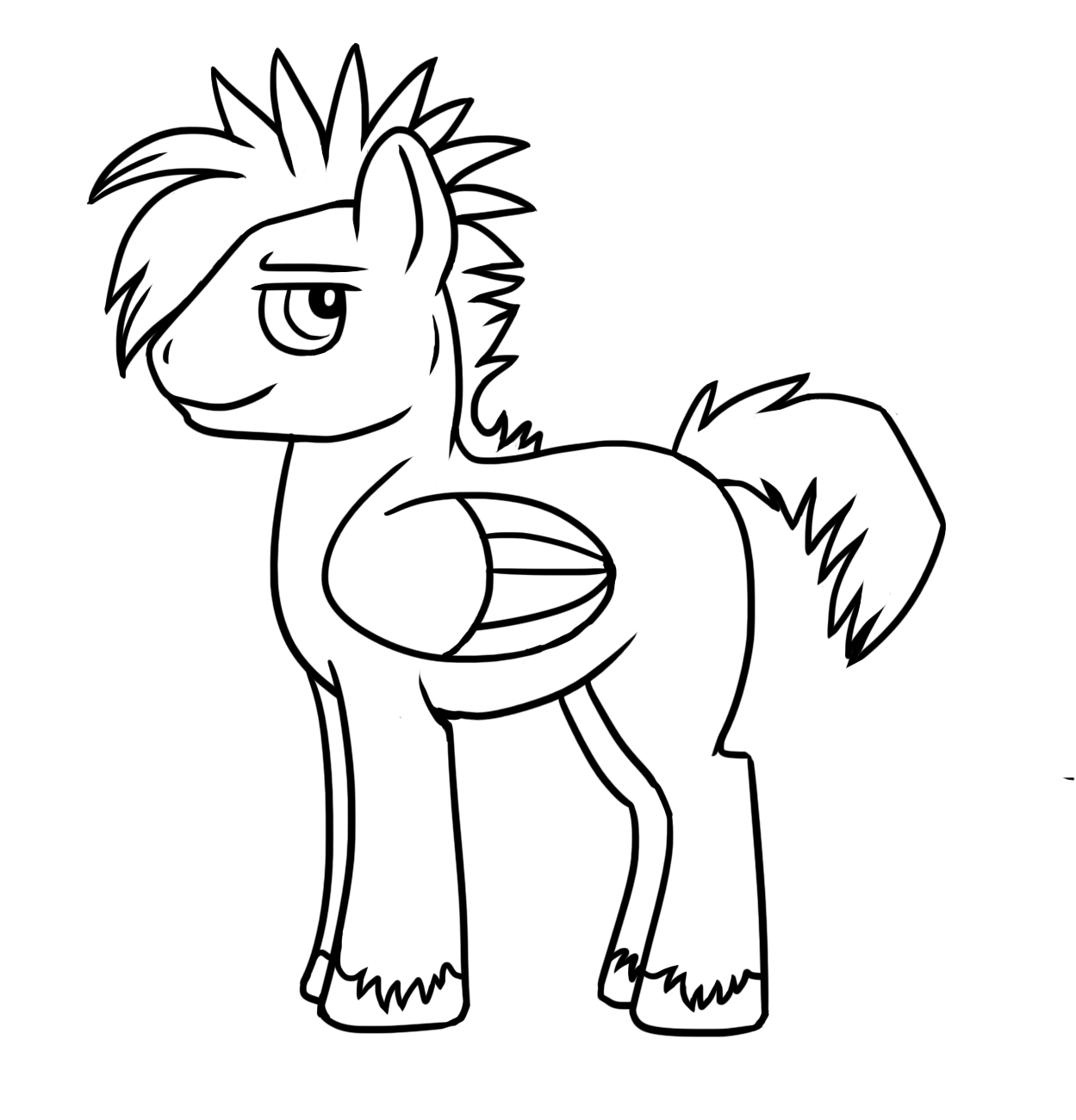 Free colt lineart by Booksandcases on DeviantArt