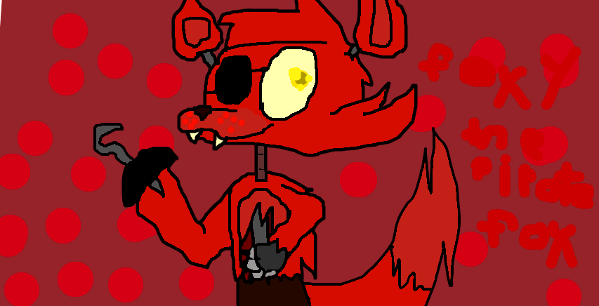Fnaf Foxy art by TheBlackLlighting on DeviantArt