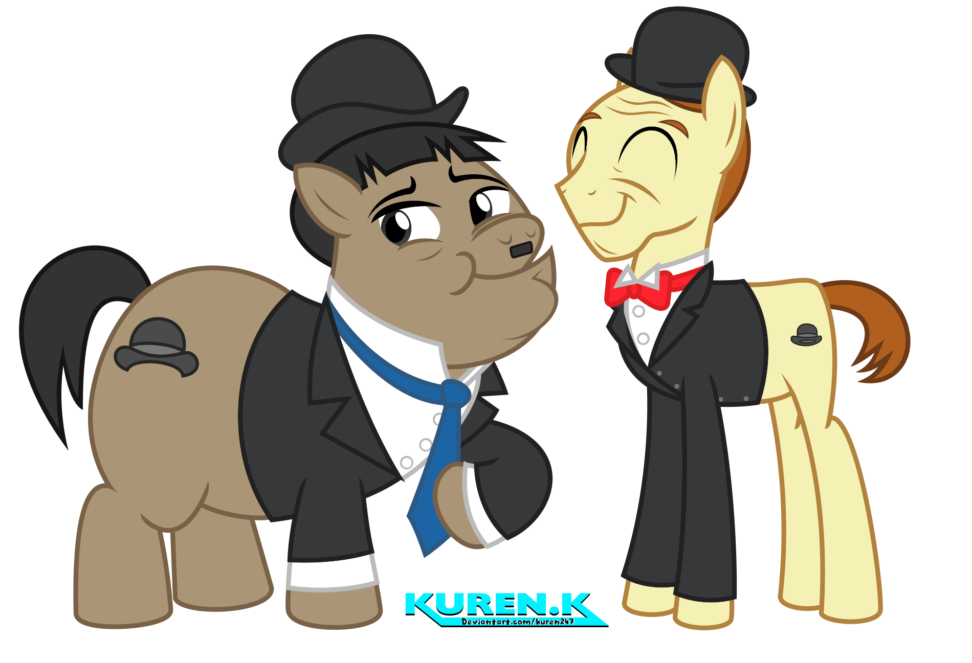 (Ponified) Legendary comedic duo by kuren247 on DeviantArt