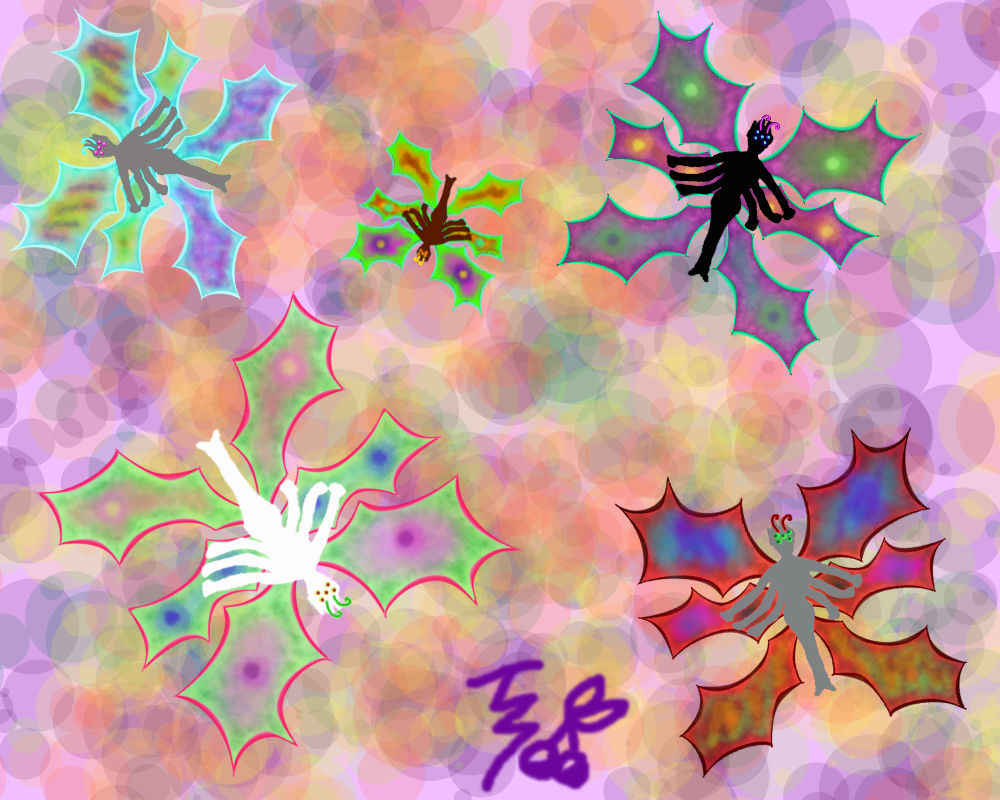 Alien ''fairy''-people (creature design) by ThanasiaNightfall on DeviantArt