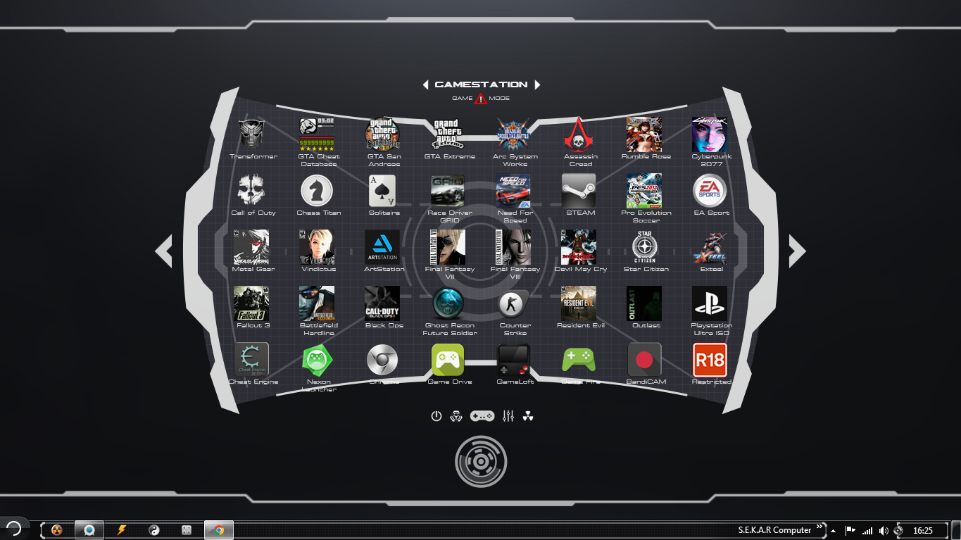 Rainmeter: GameVision V1.0 by wahyukazama17 on DeviantArt