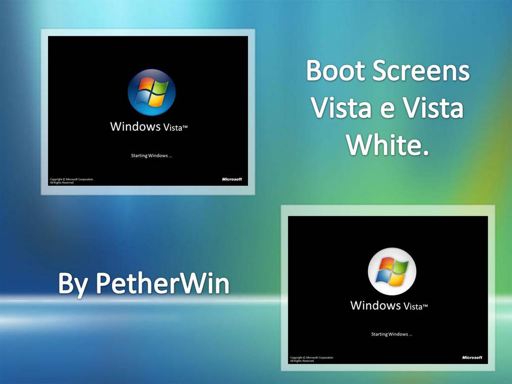 Windows Vista Boot Screens by PetherWin on DeviantArt