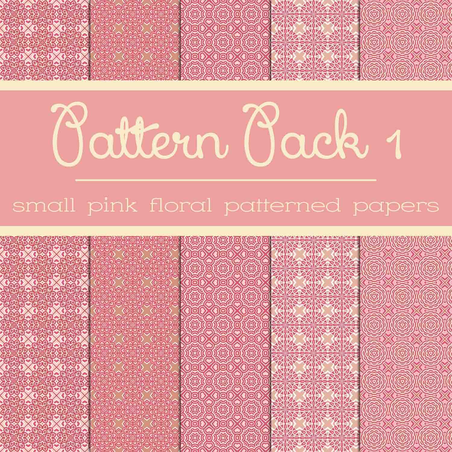 Free Pattern Pack 1: Pink Floral by TeacherYanie on DeviantArt