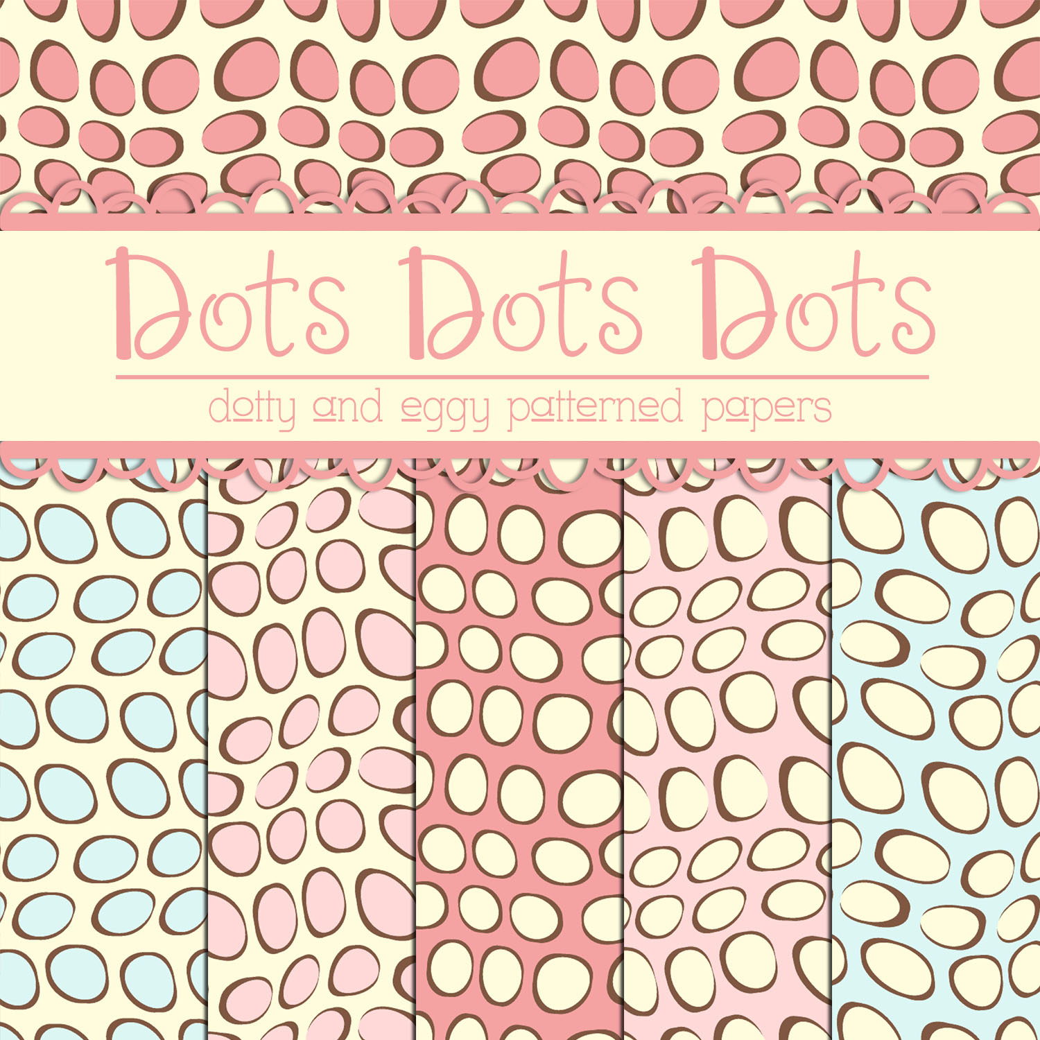 Free Dots Dots Dots Patterned Papers by TeacherYanie on DeviantArt