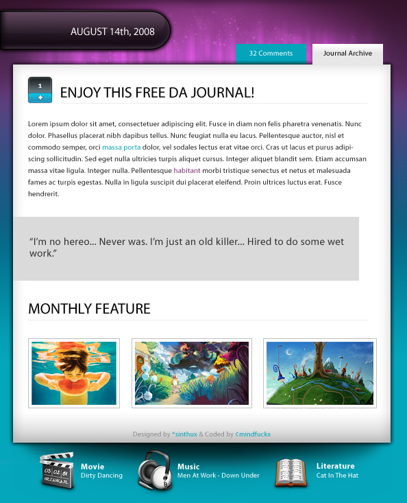 Aurora Journal by sinthux on DeviantArt