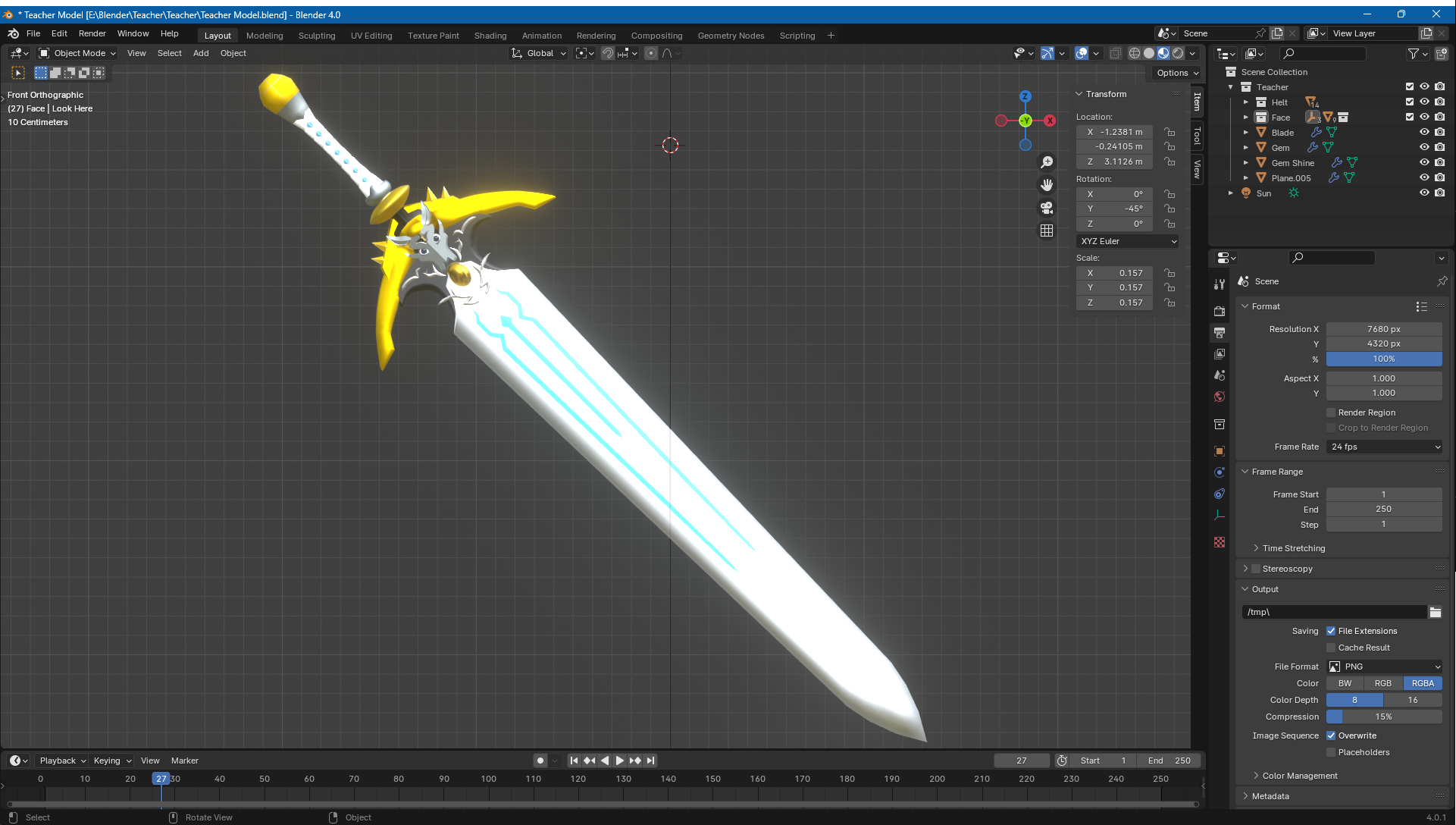 Teacher Model for Blender Download by ChrisGMCrane on DeviantArt