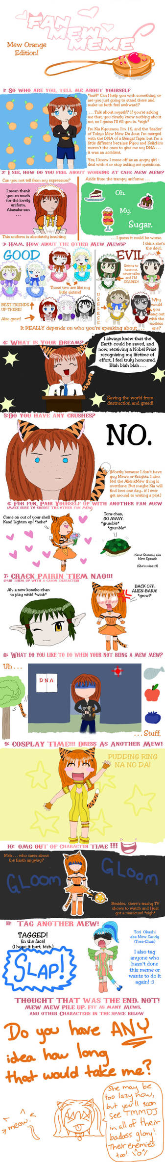 TMM - Fan Mew Meme: Mew Orange Edition! by CrazyTora-chan on DeviantArt