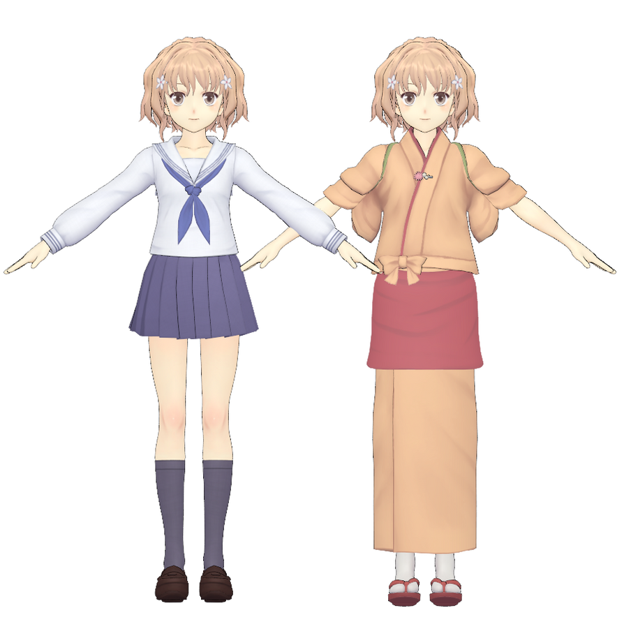 mmd ISAO Ohana Matsumae download by Vanilla-Cocoflake on DeviantArt