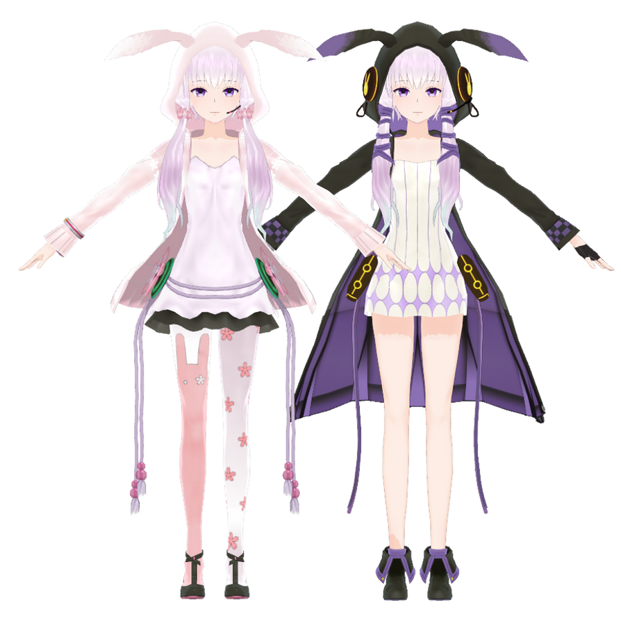 mmd Kio Yuzuki Yukari Lin and Onn download by Vanilla-Cocoflake on ...