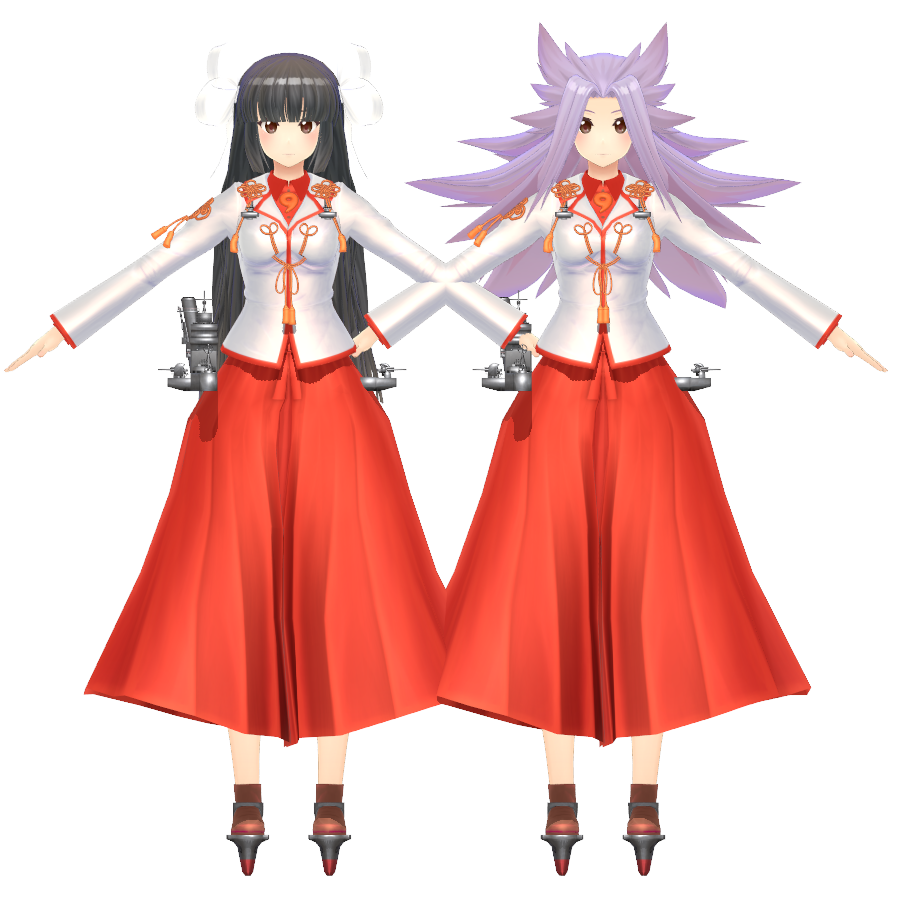 mmd Montecore Hiyou and Junyou download by Vanilla-Cocoflake on DeviantArt