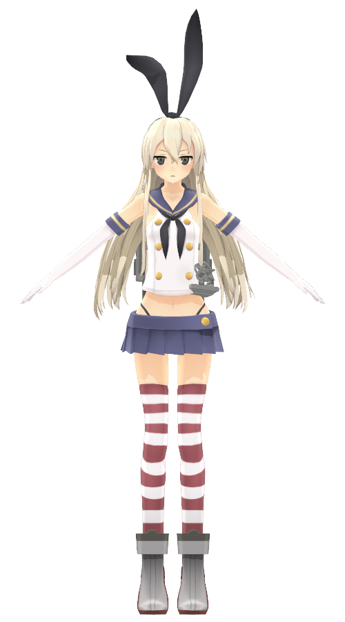 mmd Rondline Shimakaze download by Vanilla-Cocoflake on DeviantArt
