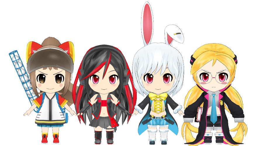 Sega Girl Chibi Chara by Vanilla-Cocoflake on DeviantArt